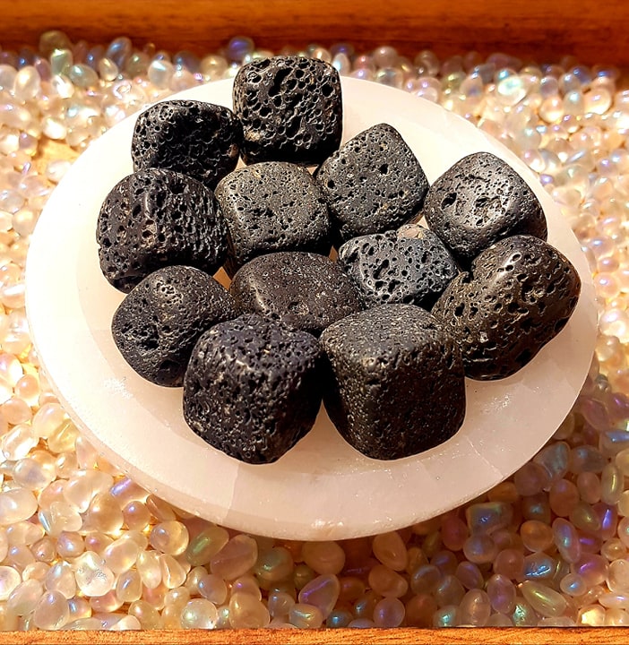 Lava Stone Tumble – Lunar Lotus